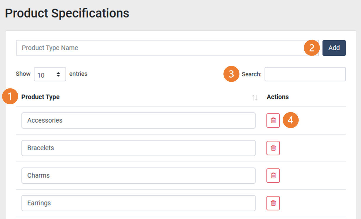 Product Specifications – buildsupport