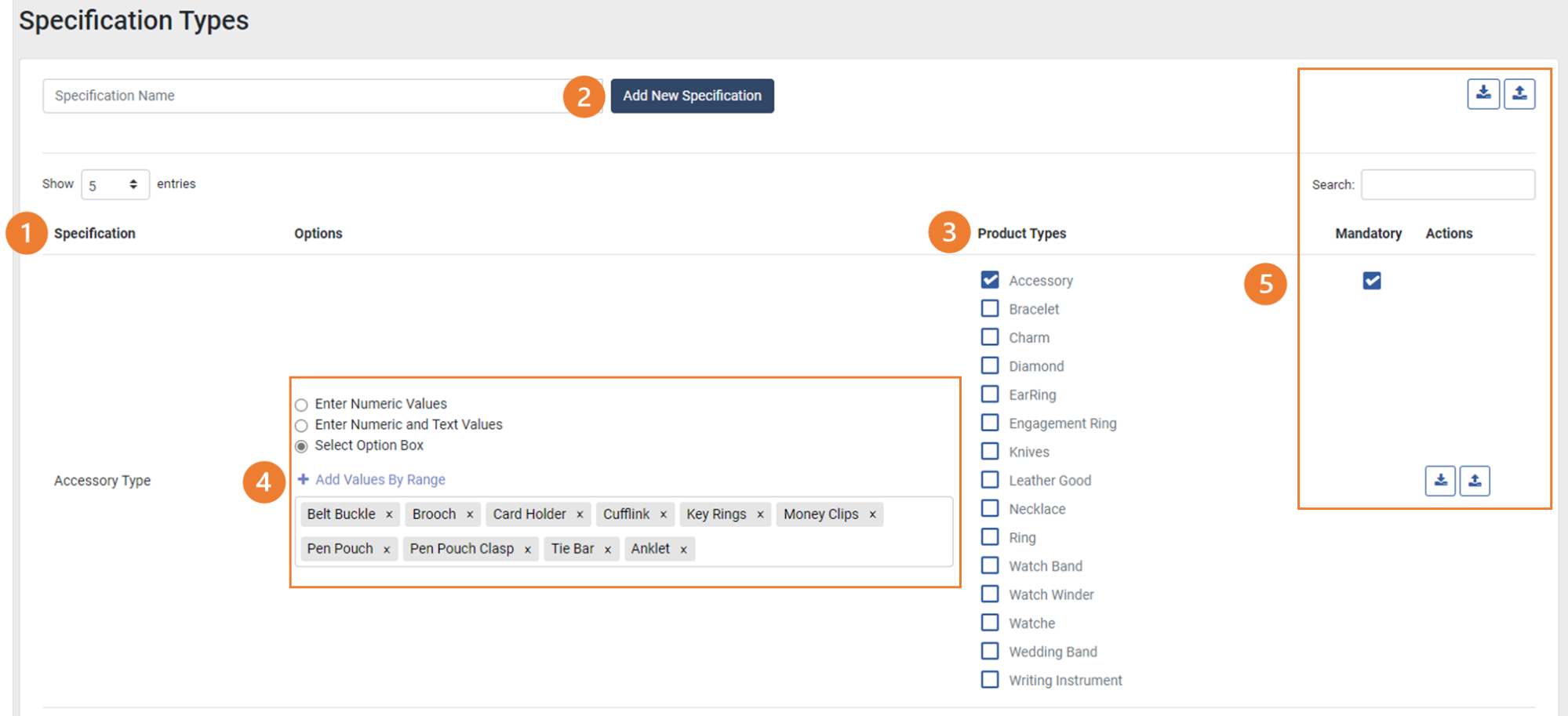 Product Specifications – buildsupport
