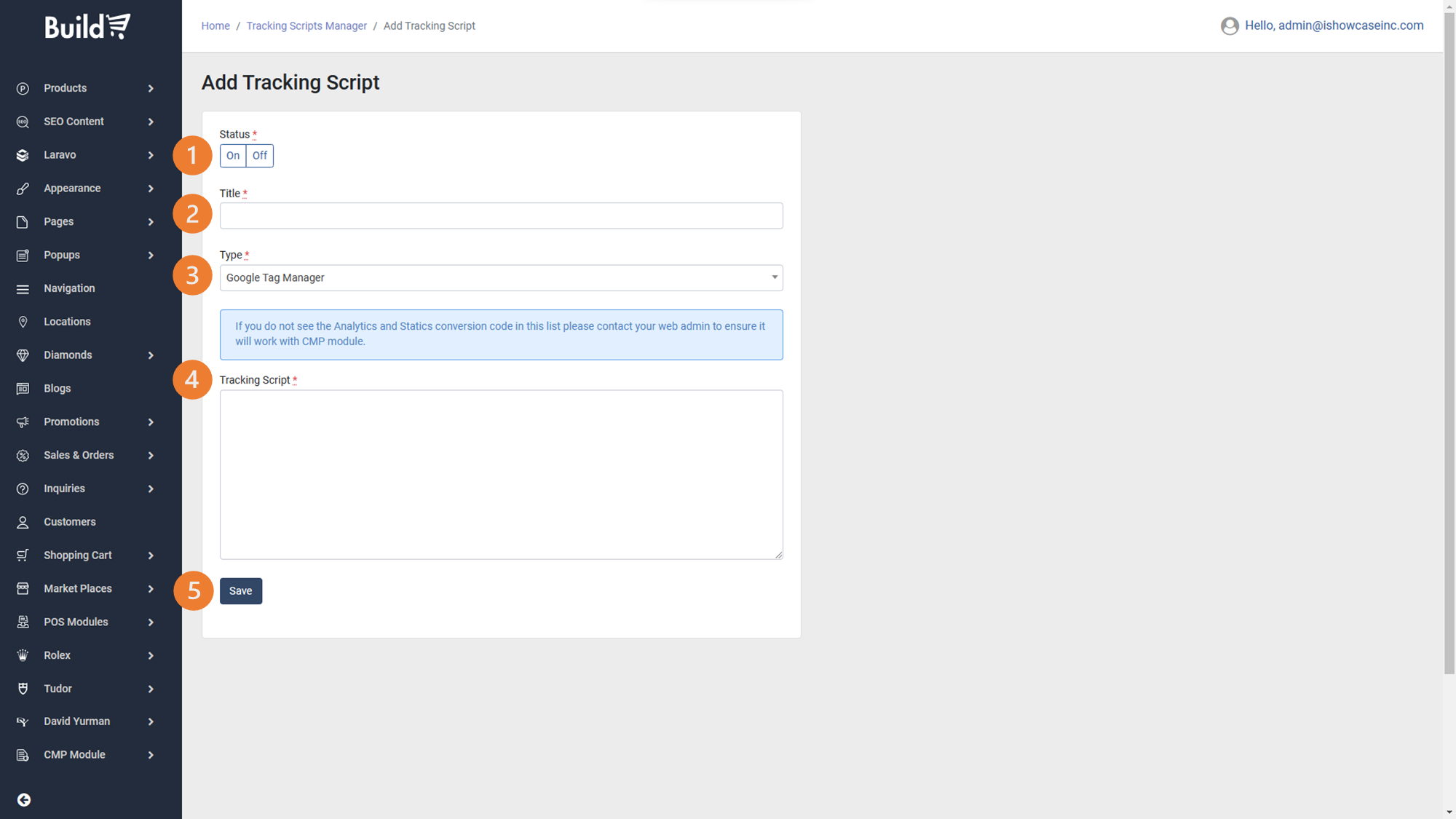 Scripts - Scripts Manager – buildsupport